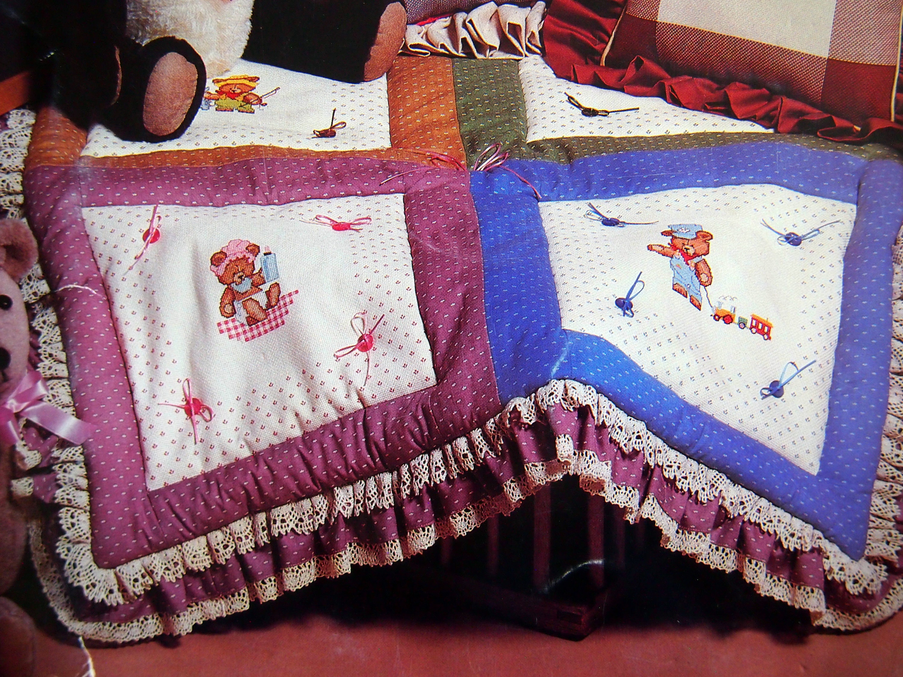 Country Bears By Jane Arlyn Crabtree Vintage Cross Stitch Pattern ...