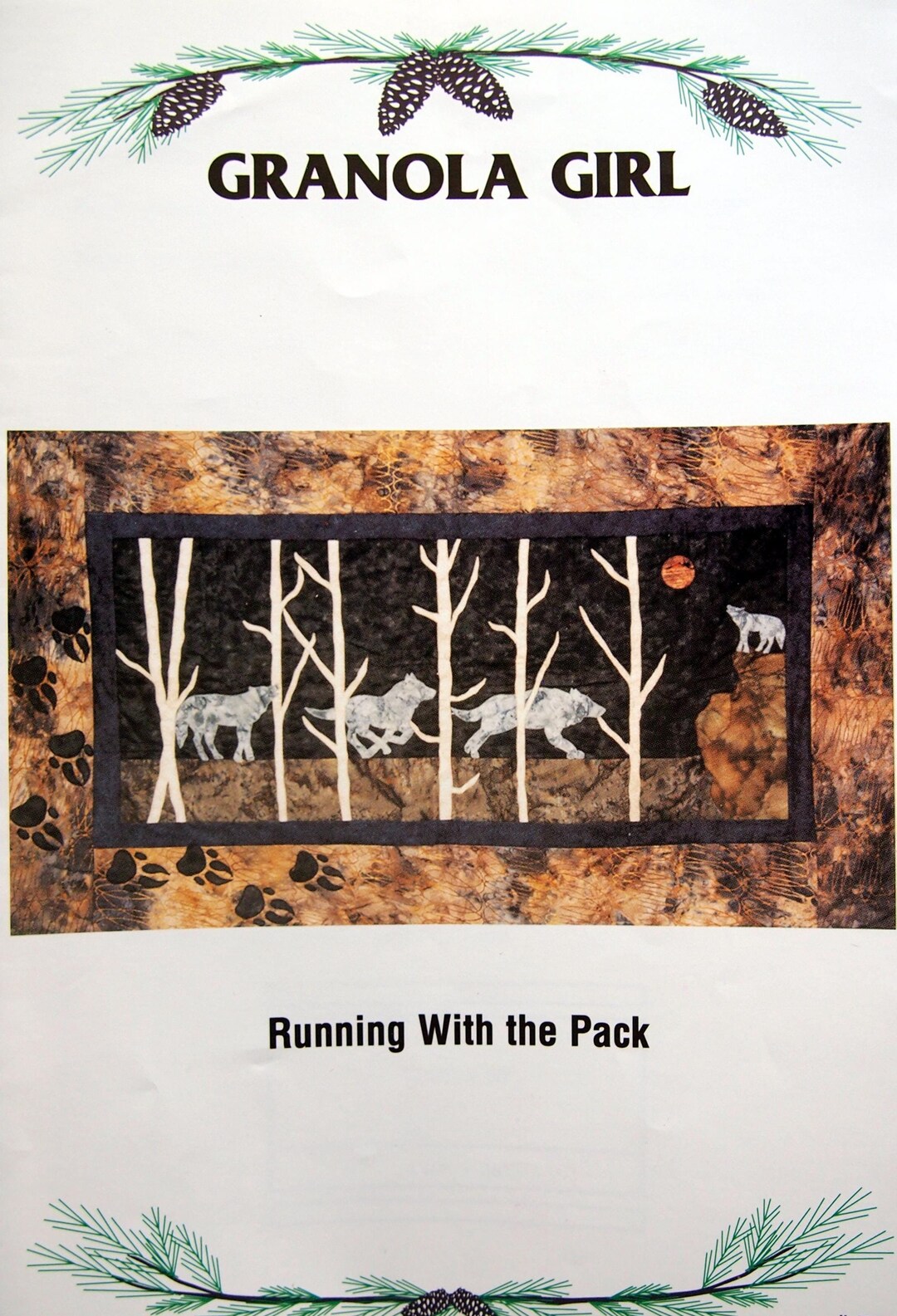 Running With the Pack by Debbie Field and Granola Girl Vintage Applique ...