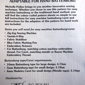 Easy Machine Battenburg/caret Pattern Adaptable for Hand Battenburg Two ...