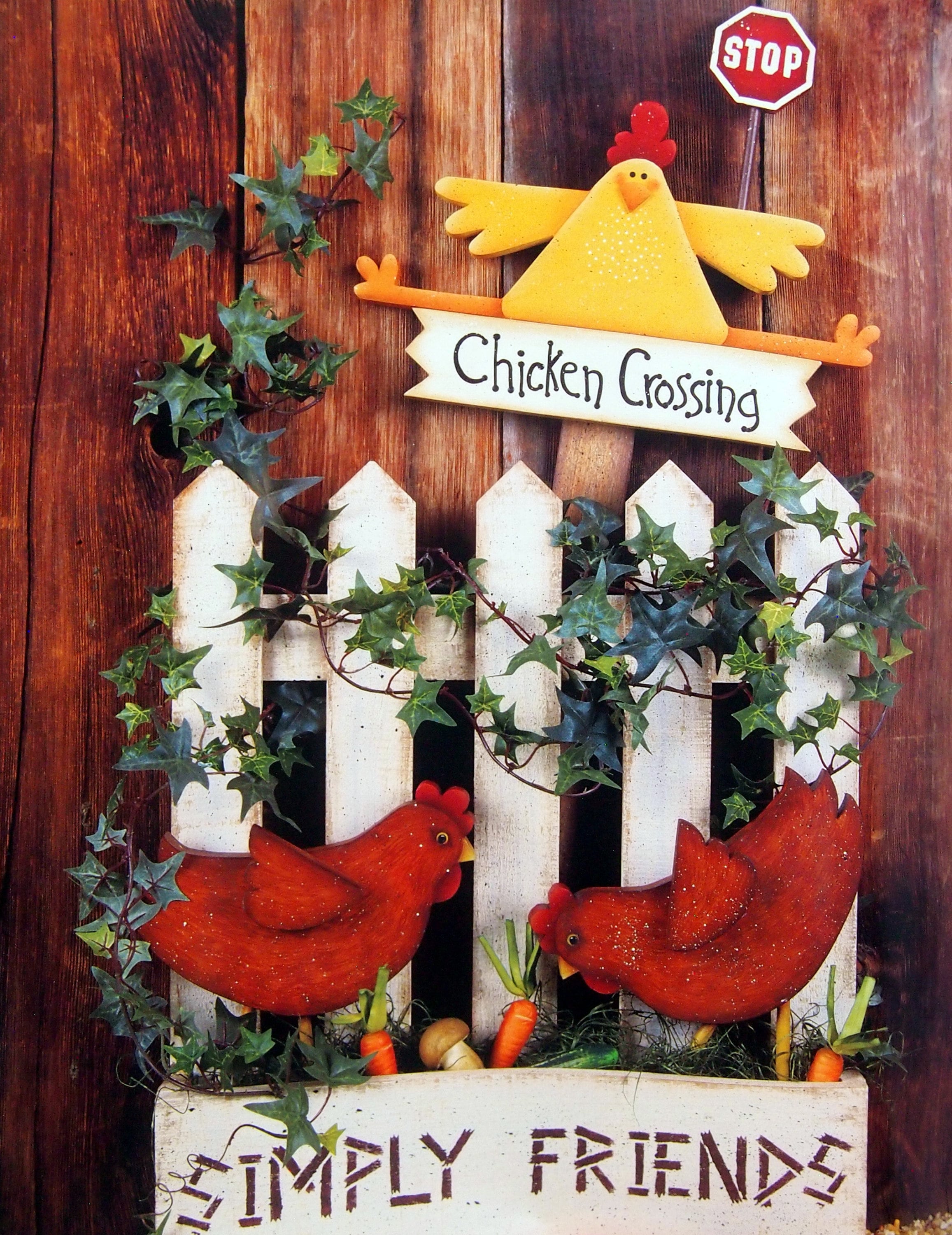 The Chicken Chronicles Hatched by Margaret Wilburn Vintage Tole and ...