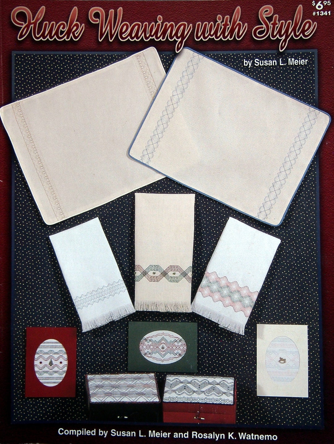 Huck Weaving With Style by Susan L. Meier Vintage Embroidery Pattern ...