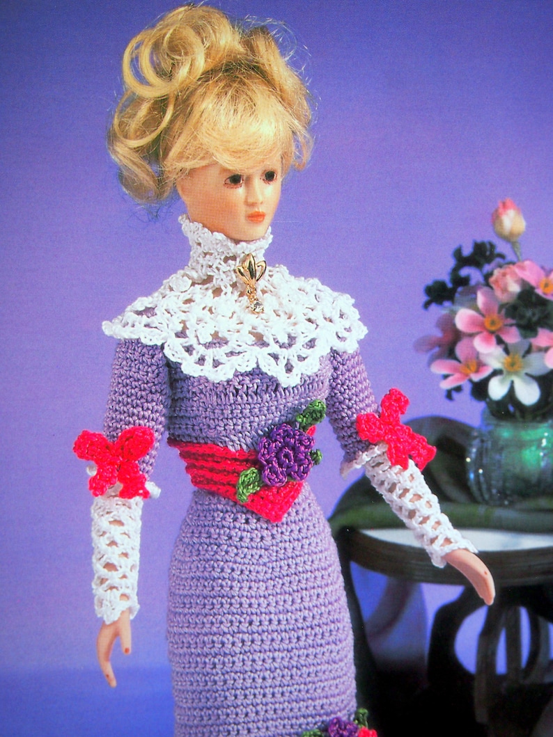 Miss February 1996 - Afternoon Gown - Annie's Calendar Bed Doll Society ...