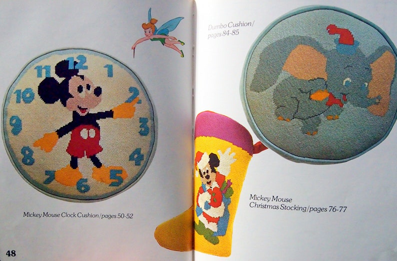 Walt Disney Characters Needlepoint Book by Lisbeth Perrone - Etsy