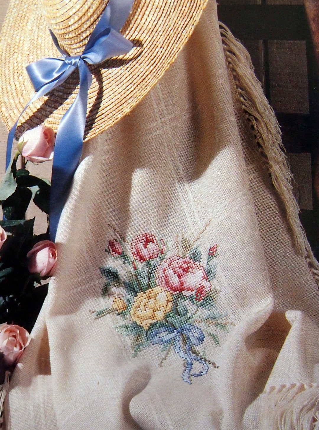 Rose Garden Book Thirty-nine by Paula Vaughan Vintage Cross Stitch ...