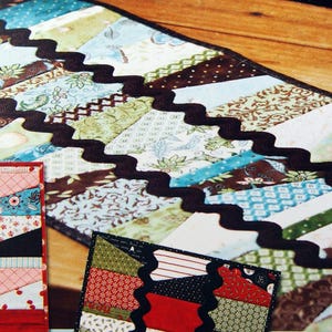 Sliced Charm Runner (with Halloween Fabrics) by GE Designs Iceland ...