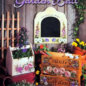 Over the Garden Wall by Fiona Hayward Vintge Tole and Decorative ...