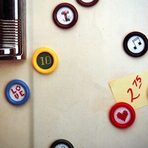 Magnet Magic by Jeannie Perry Vintage Cross Stitch Pattern - Etsy