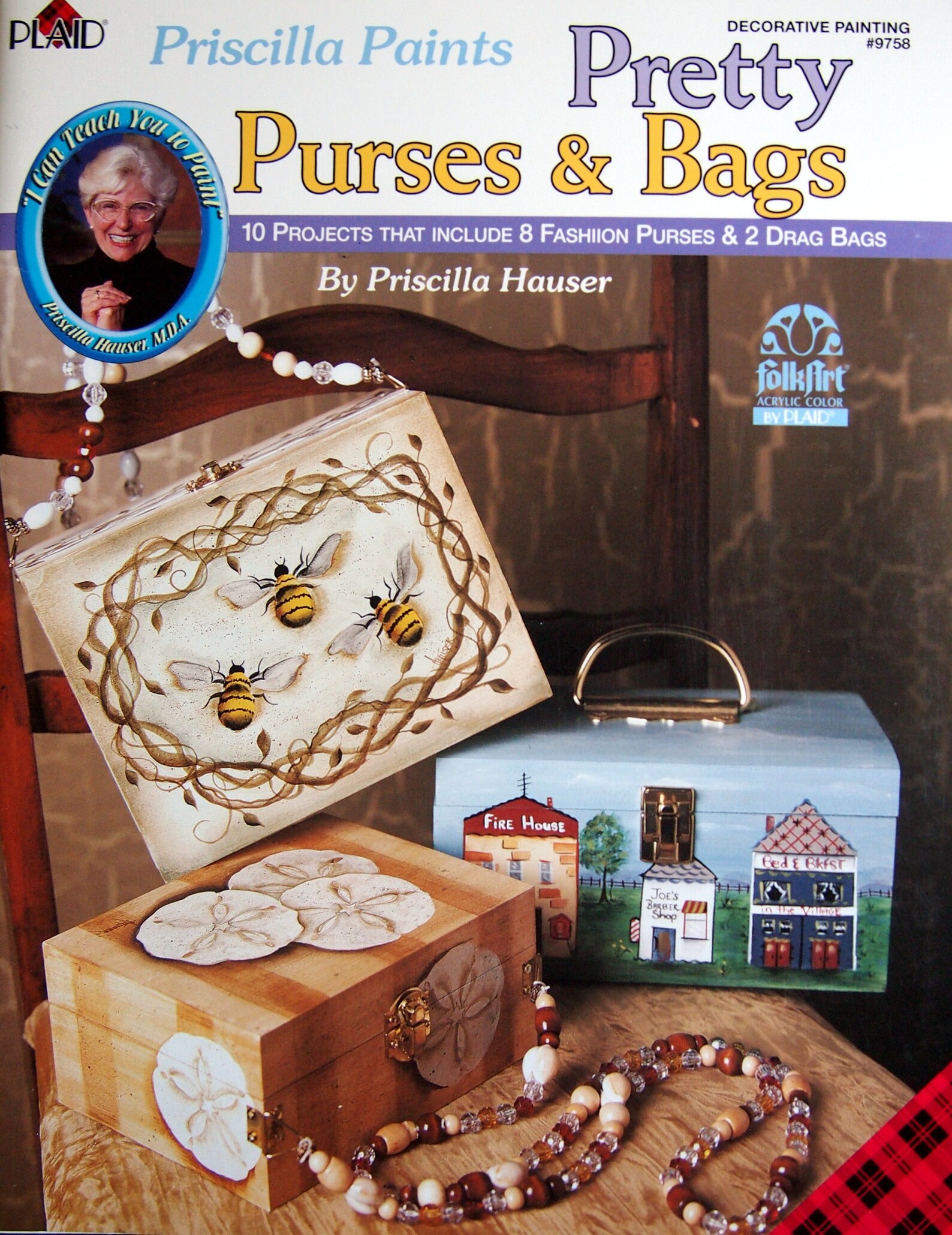 Pretty Purses & Bags by Priscilla Hauser Vintage Tole and Decorative ...