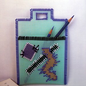 Plastic Canvas Lacing by Claire Lavin Vintage Plastic Canvas Pattern ...