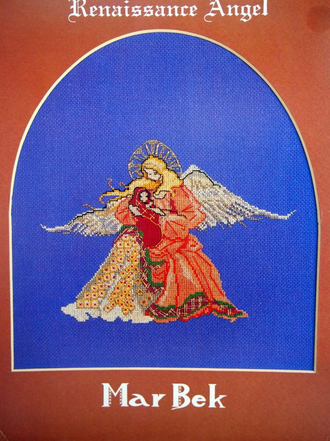 Renaissance Angel by Rebecca Waldrop and Mar Bek Vintage Counted Cross ...