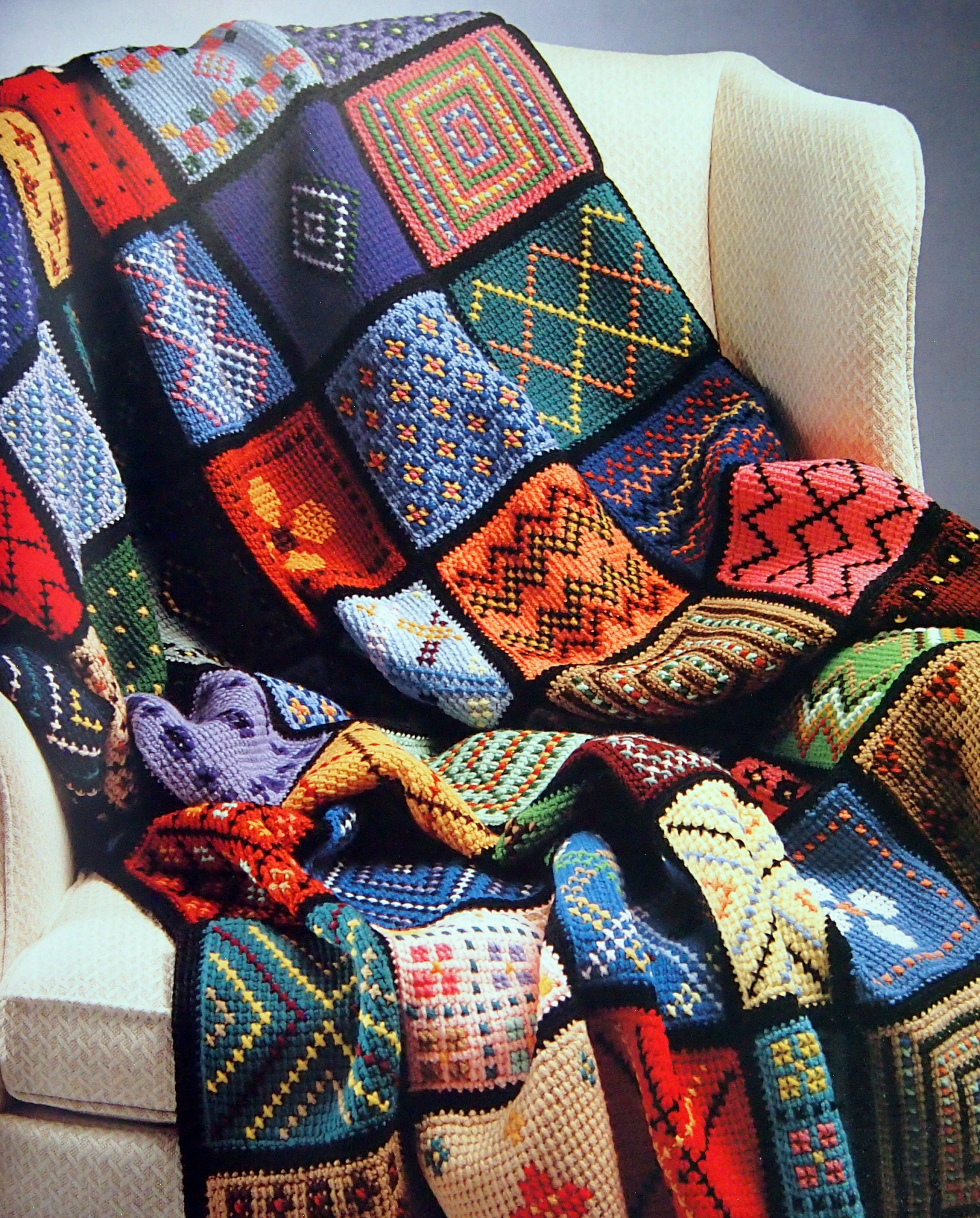 American Flag Ripple Crochet Pattern