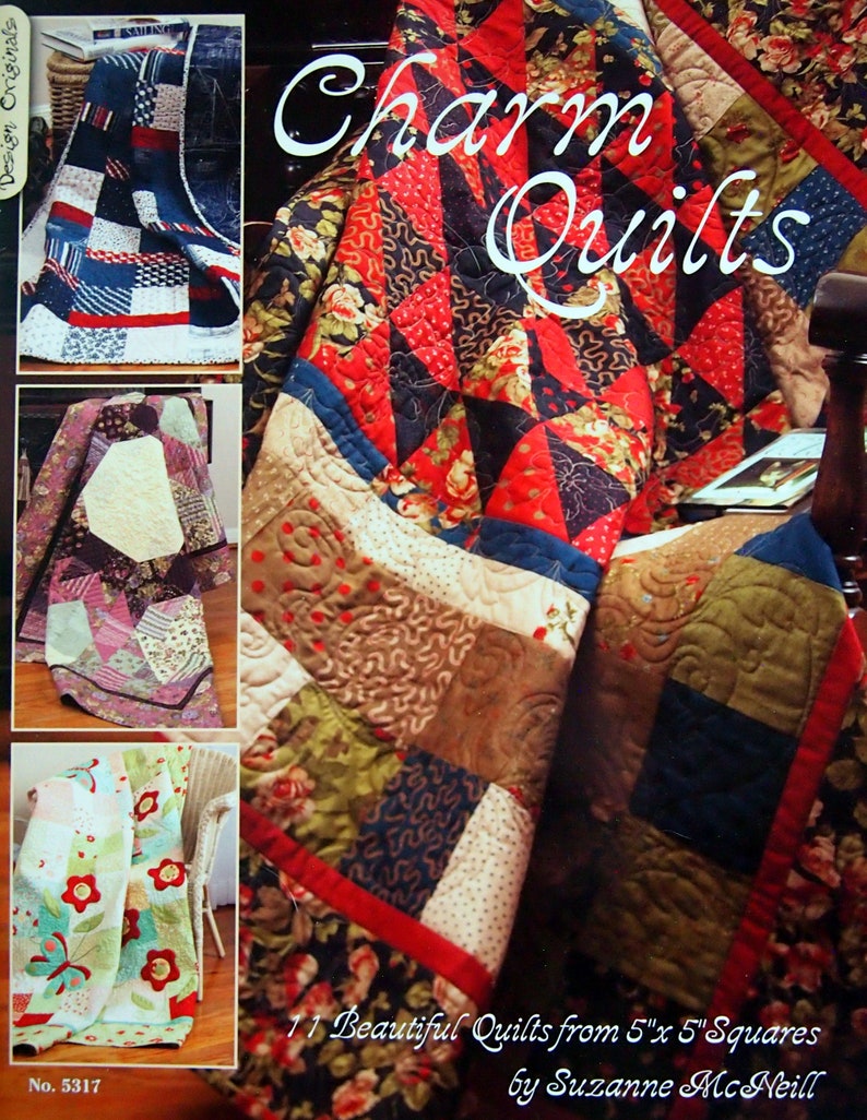 Charm Quilts - 11 Beautiful Quilts From 5 X 5-inch Squares by Suzanne ...