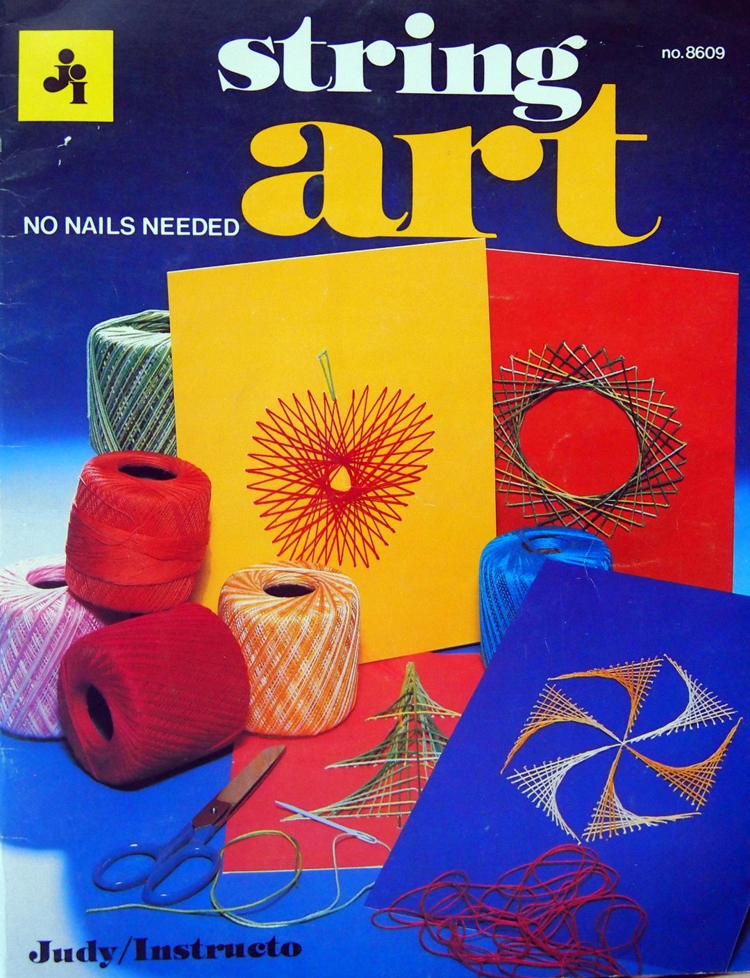 String Art - No Nails Needed by Judy/instructo Vintage String Art ...