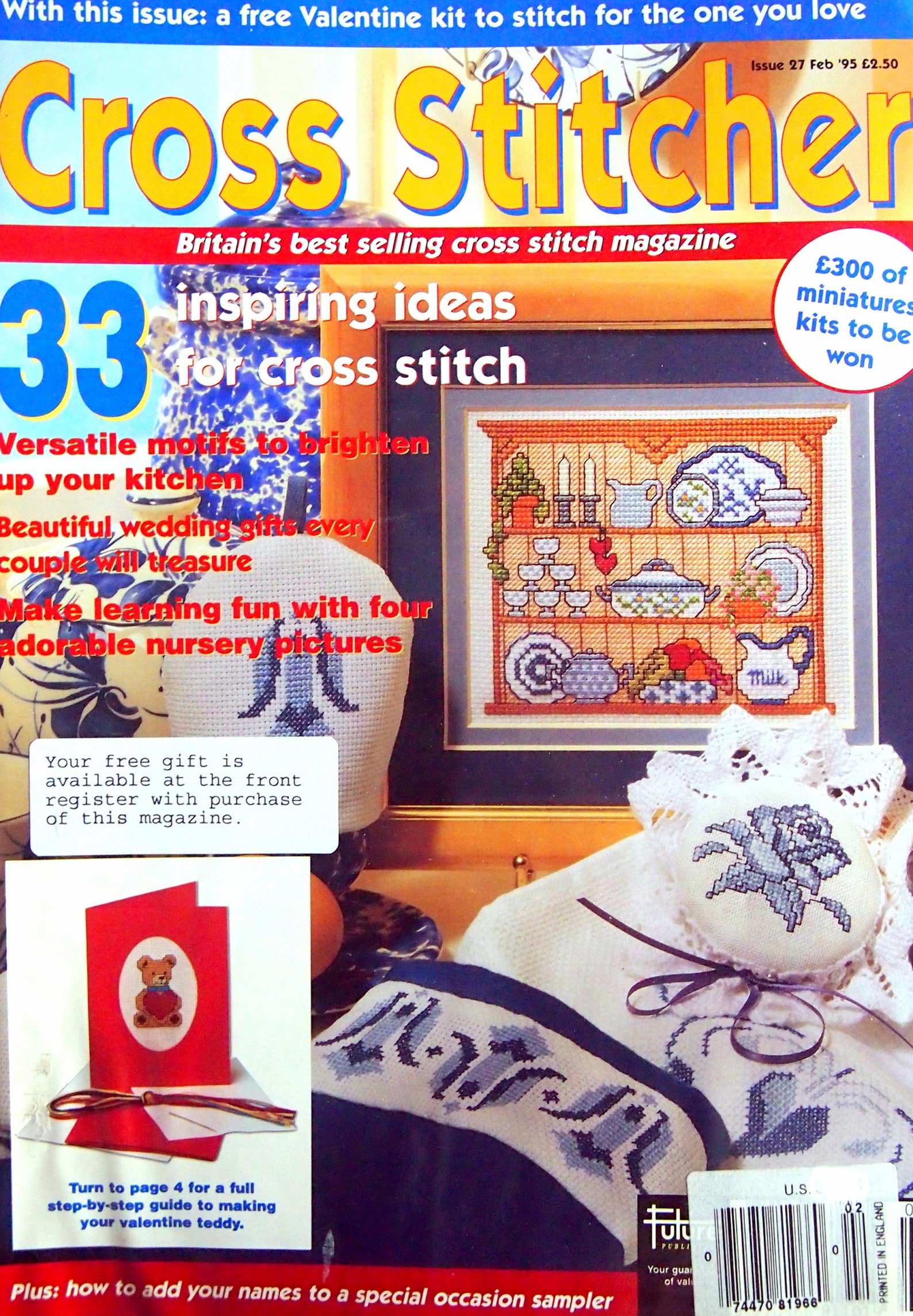 Cross Stitcher Issue 27 Vintage British Cross Stitch Pattern Magazine ...