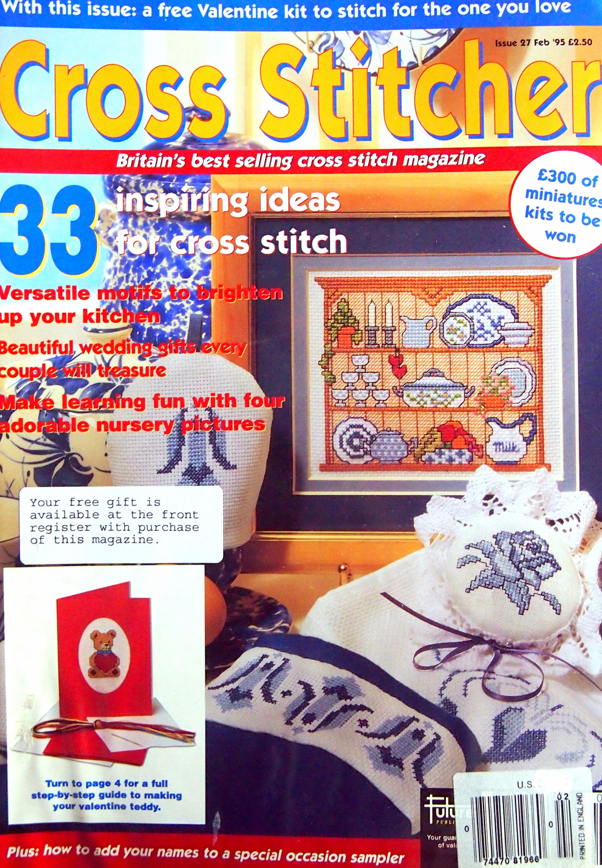 Cross Stitcher Issue 27 Vintage British Cross Stitch Pattern Magazine ...