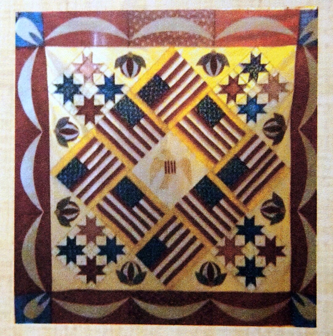 Old Glory by Lolita Newman and Stitchin' by the River Studio Quilt ...