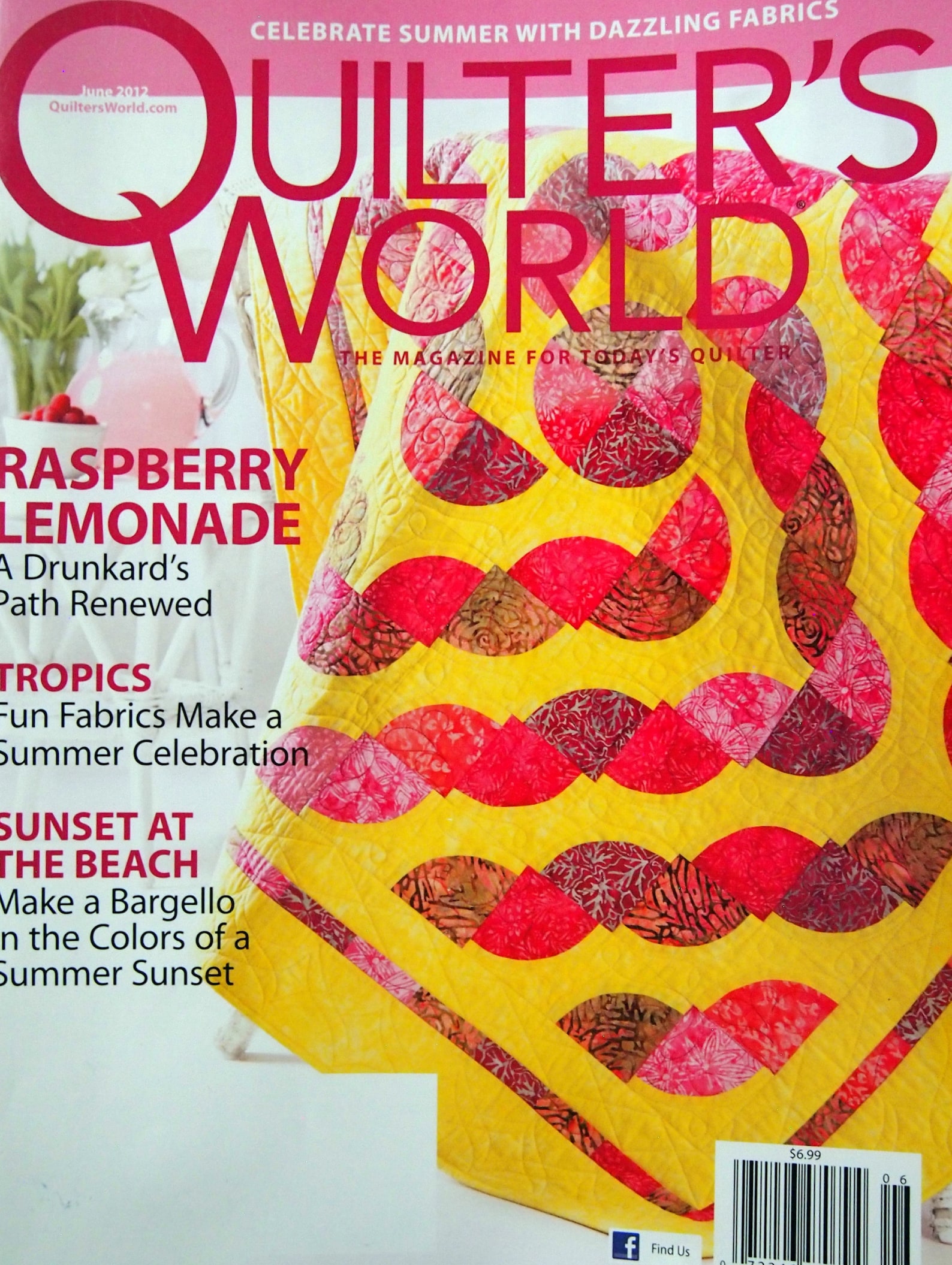 Quilter's World Quilt Pattern Magazine June 2012 - Etsy