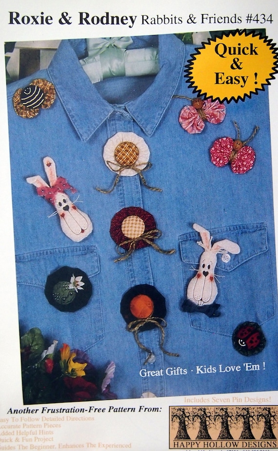 Roxie & Rodney Rabbits and Friends 434 by Tamara Carlson and - Etsy