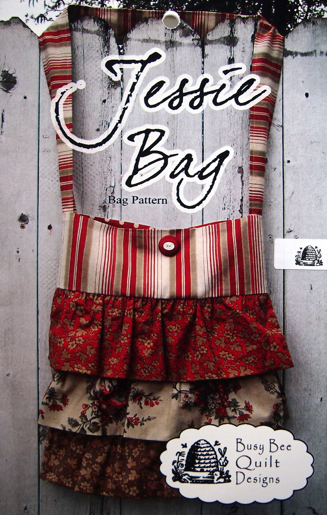 Jessie Bag by Busy Bee Quilt Designs Sewing Pattern Packet 2010 - Etsy