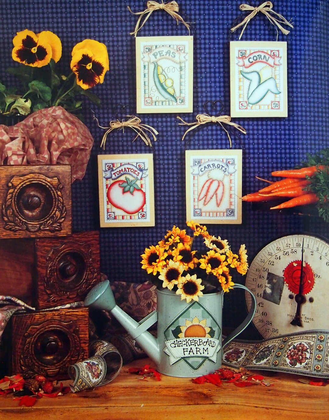 Checkerboard Farm by Lori Gardner With Wood Creations by Lisa Atwood ...