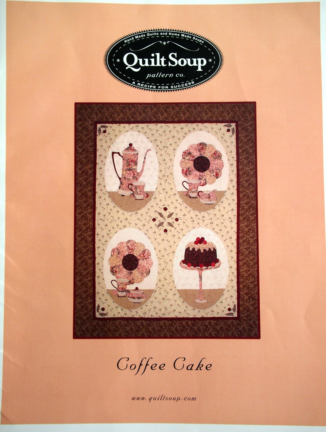 Coffee Cake by Quilt Soup Pattern Co. Applique Wall Hanging Quilt ...