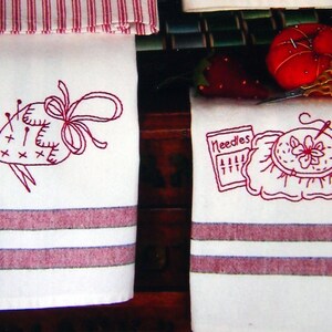 The Redwork Kitchen by Robin Kingsley and Bird Brain Designs Redwork ...