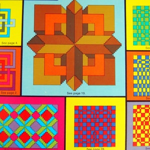 Geometric Needlepoint Designs Charted for Easy Use by Carol Belanger ...