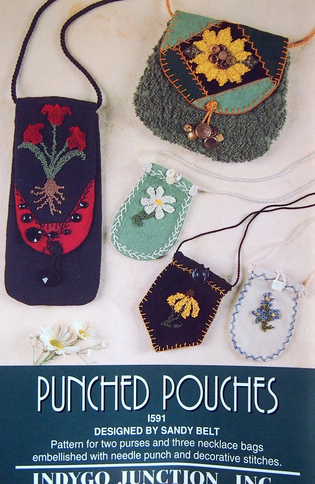 Punched Pouches by Sandy Belt and Indygo Junction, Inc. Vintage ...