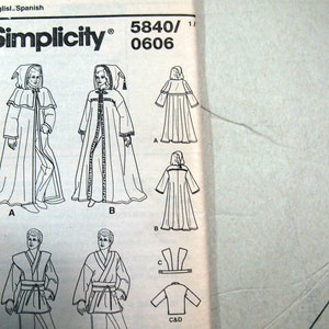 Misses', Men's and Teens Robe and Tunic Costumes Size XS, S, M, L, XL ...