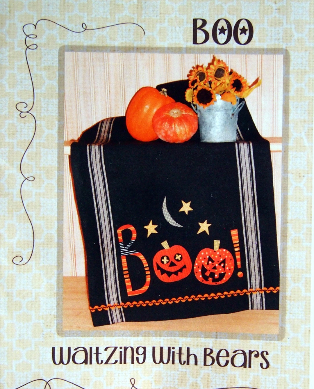 Boo - Table Runner by Cheryl Gunn and Waltzing With Bears Small ...