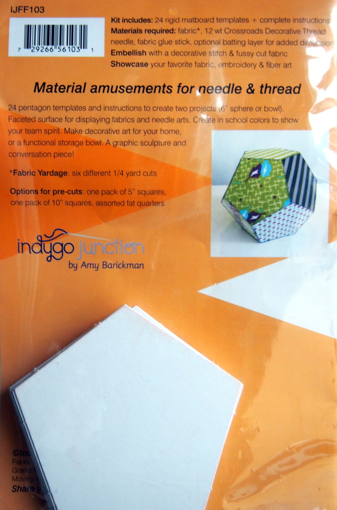 Brio Sphere Large Fabri Flair Dimensional Paper Piecing Kit - Etsy