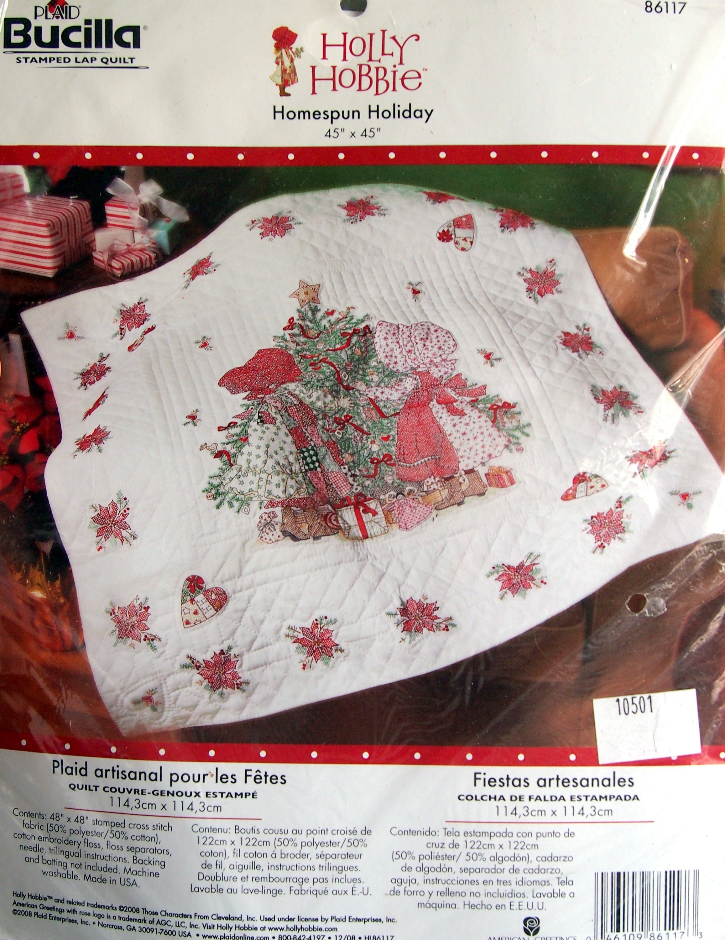 Stamped Cross Stitch Lap Quilts