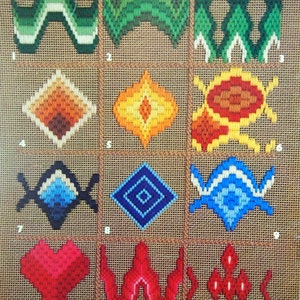 Bargello Basics by Ann Meyer Vintage Needlepoint Pattern Leaflet 1977 - Etsy