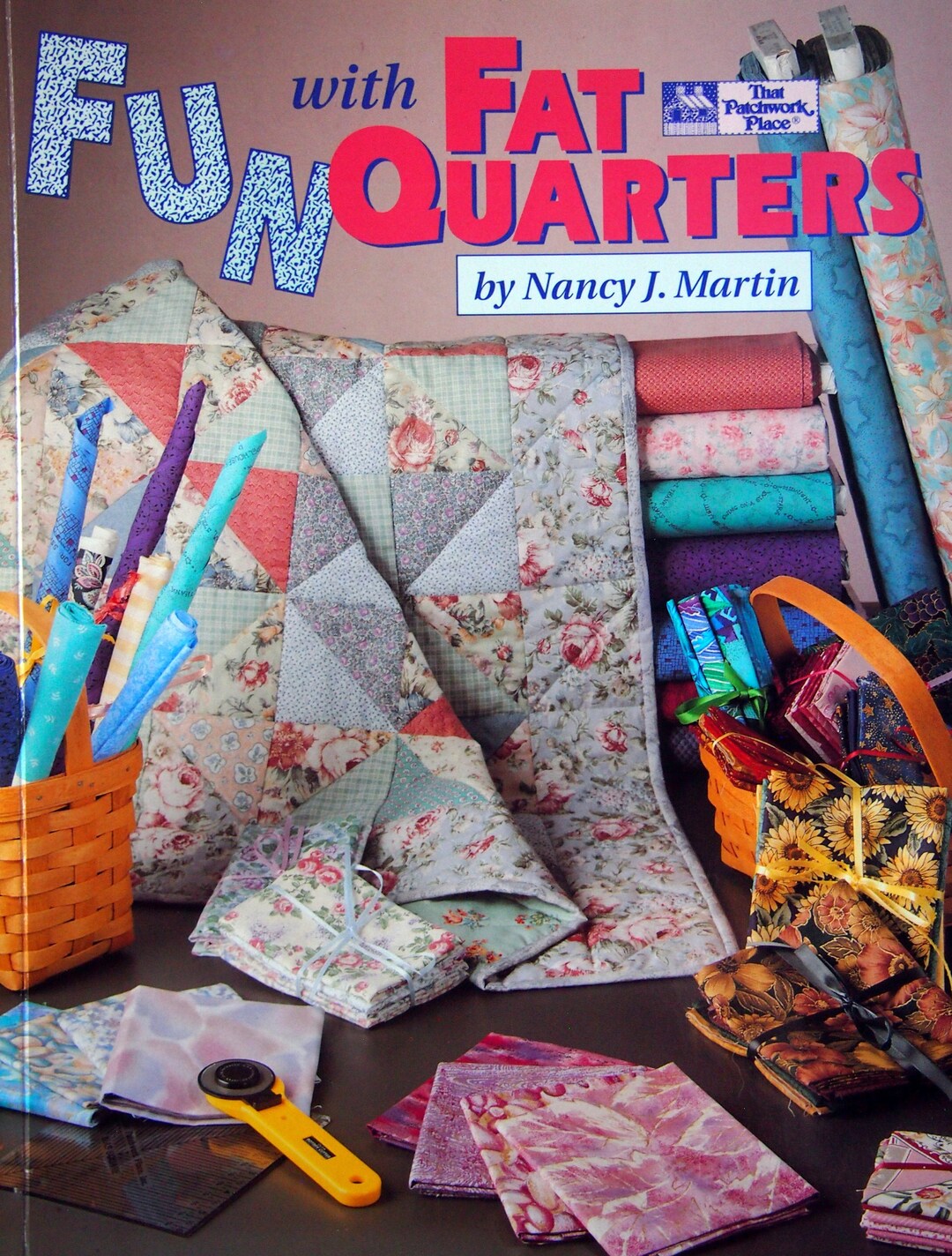 Fun With Fat Quarters by Nancy J. Martin Vintage Paperback Quilting ...