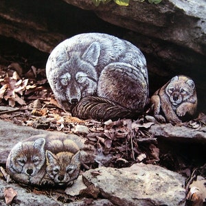 Painting More Animals on Rocks by Lin Wellford Vintage Paperback ...