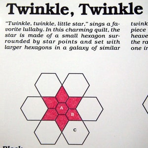Twinkle, Twinkle (with Template) by Spinning Spools Vintage Quilt ...