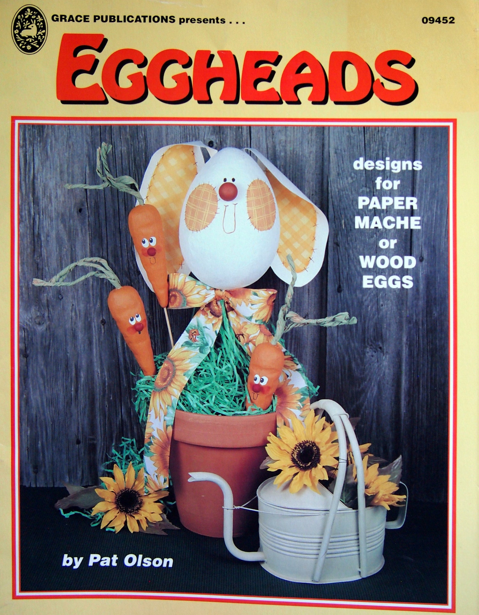 Eggheads - Designs for Paper Mache or Wood Eggs by Pat Olson Vintage ...