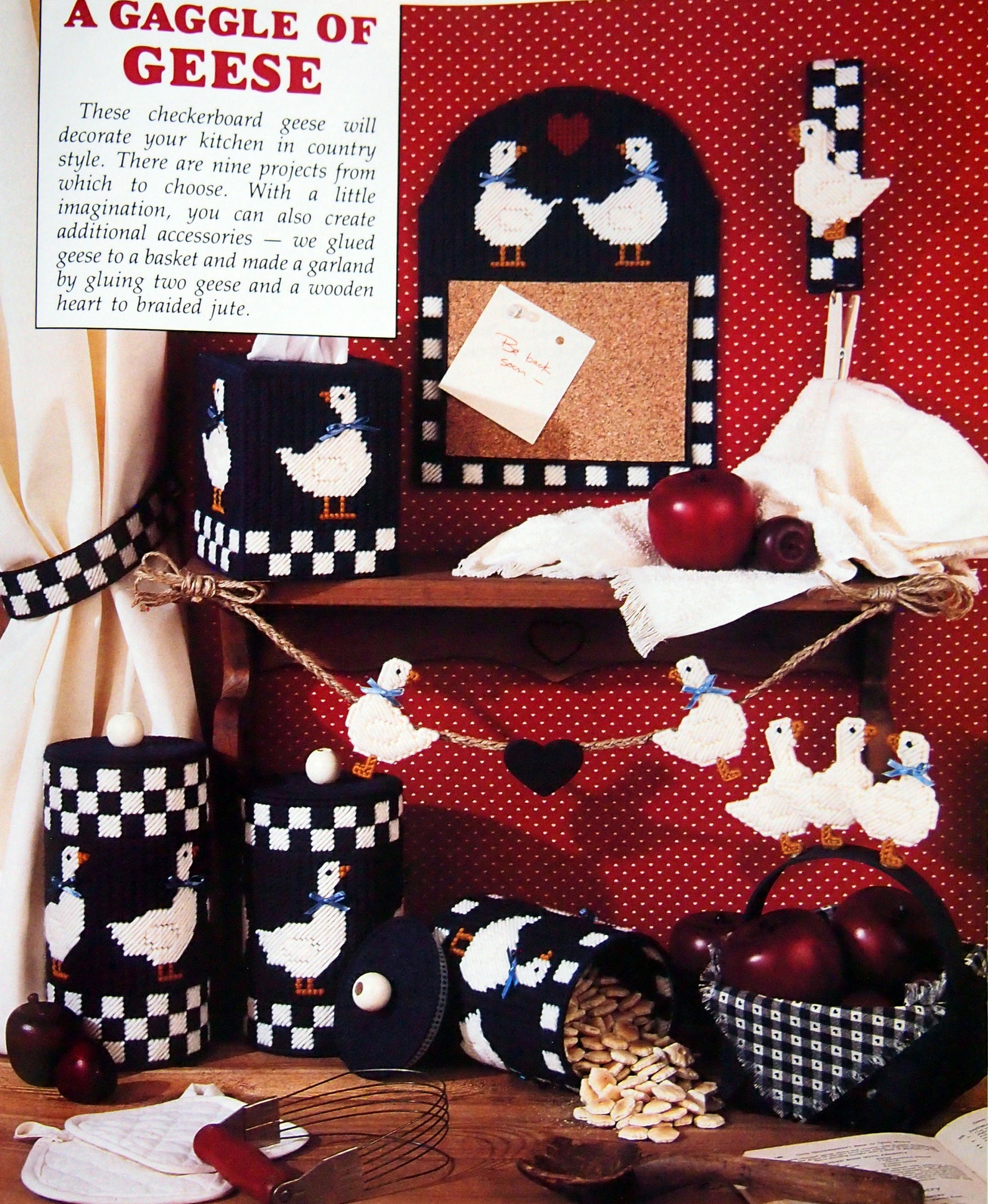 Plastic Canvas Corner Magazine Vintage Plastic Canvas Pattern - Etsy