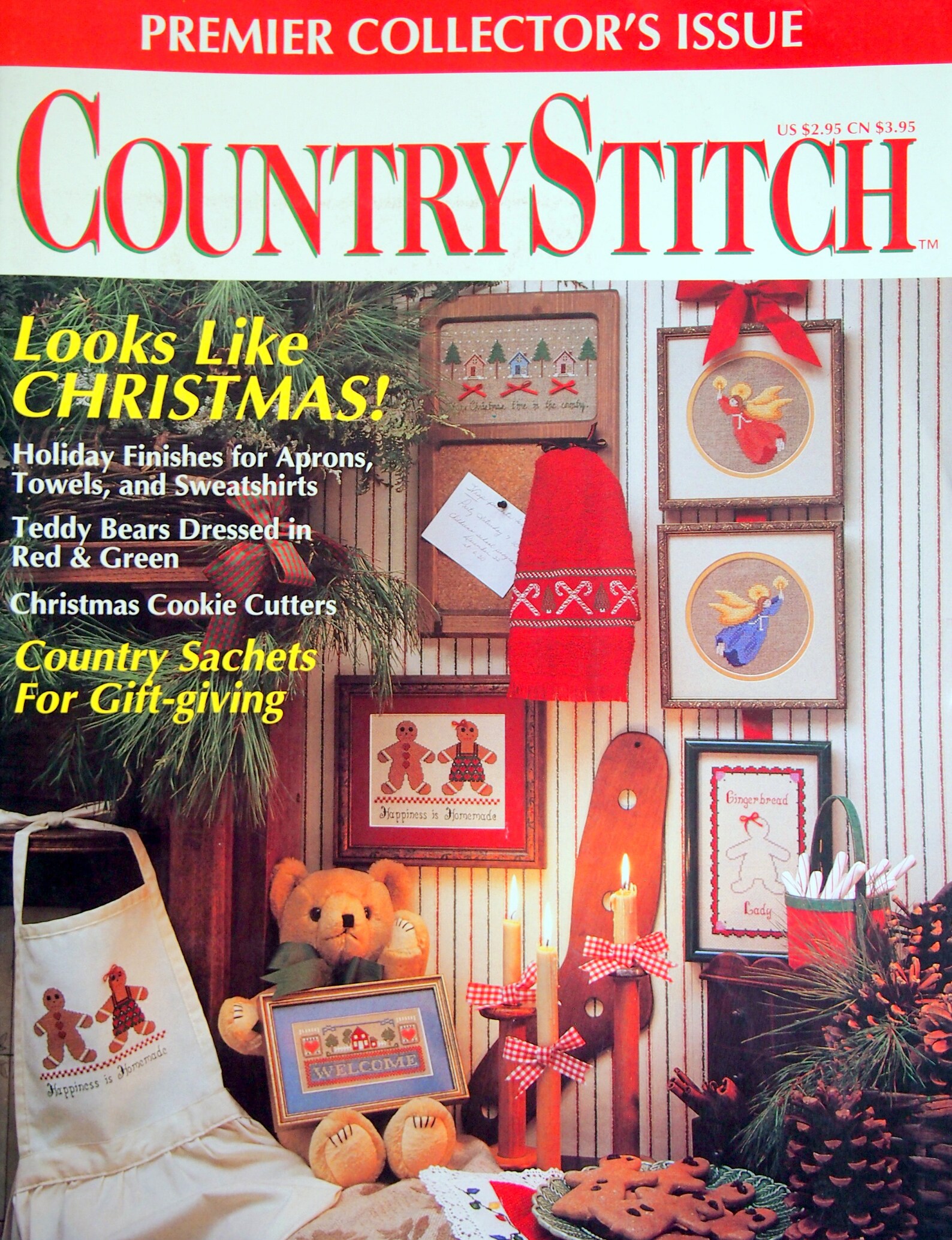 Country Stitch Vintage Cross Stitch Magazine Premier Issue - Etsy