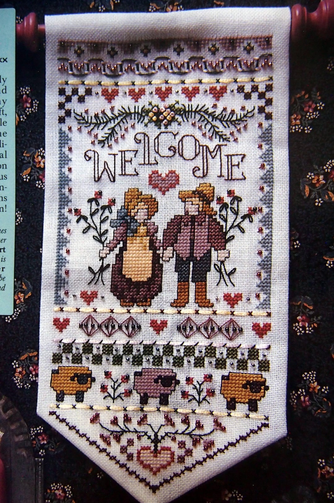Cross Country Stitching Vintage Counted Cross Stitch Pattern Magazine ...