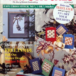 Mary Hickmott's New Stitches No. 21 Vintage Cross Stitch and Embroidery ...