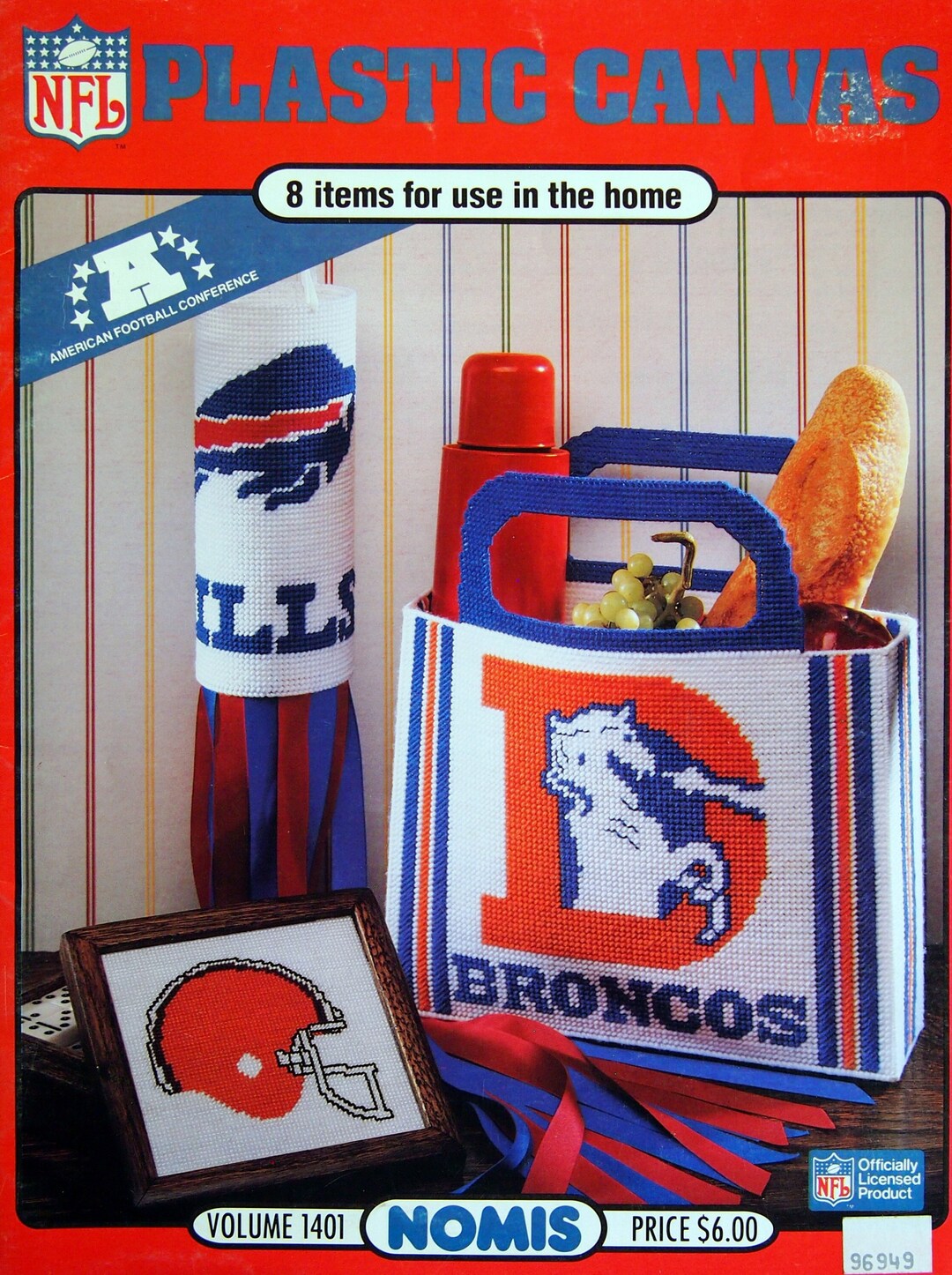 NFL Plastic Canvas 8 Items for Use in the Home Volume 1401 - Etsy