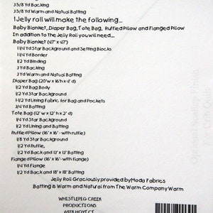 Jelly Baby - Jelly Roll Projects #1139 by Susan Marsh and Whistlepig ...