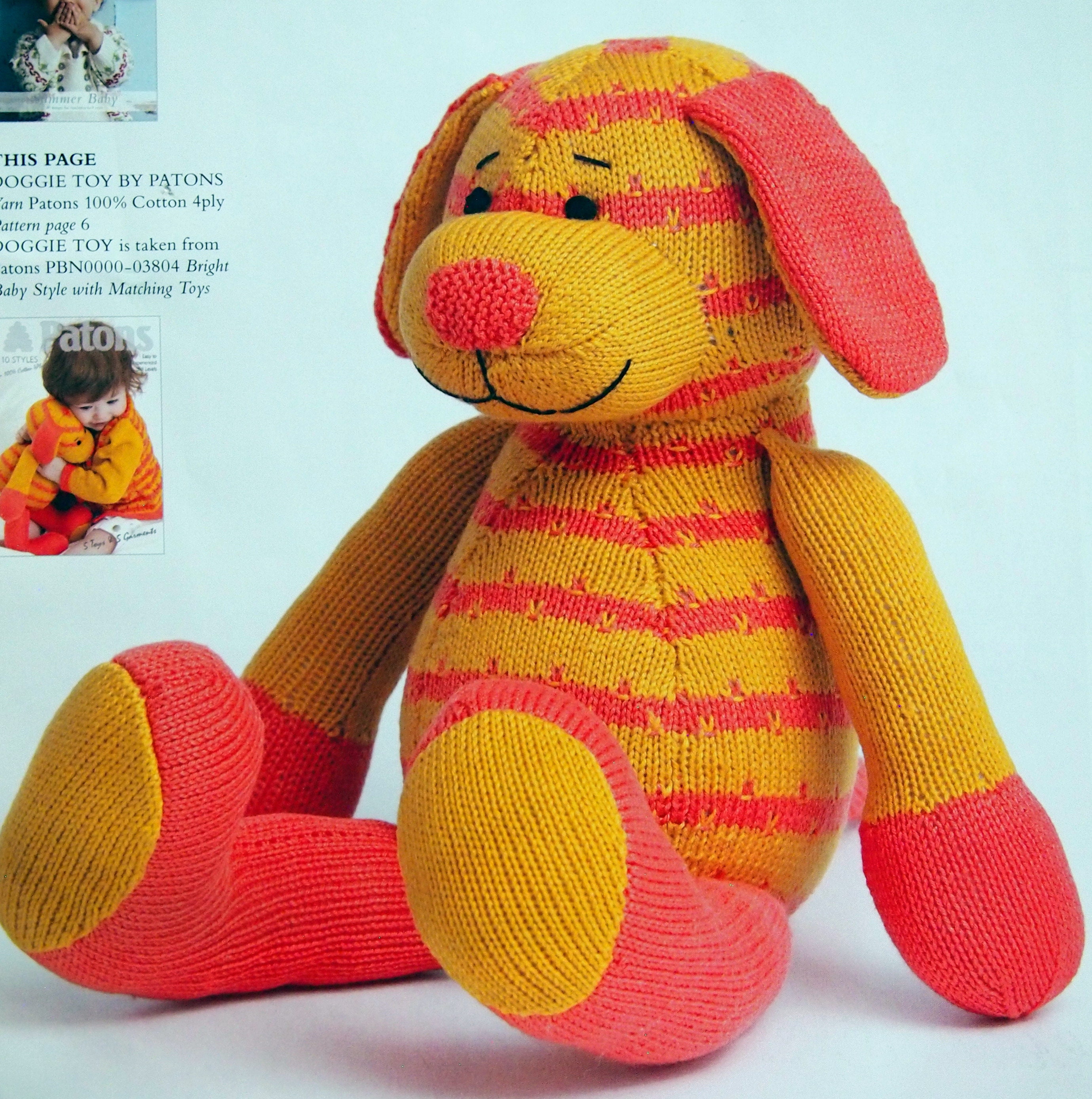 Toy Story - 5 Great Toy Patterns Knitting Pattern Leaflet 2011 - Etsy