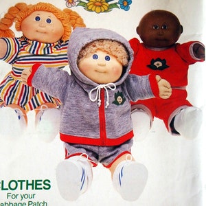 Cabbage Patch Kids Clothes Butterick 6511 Vintage Uncut Sewing Pattern Undated - Etsy