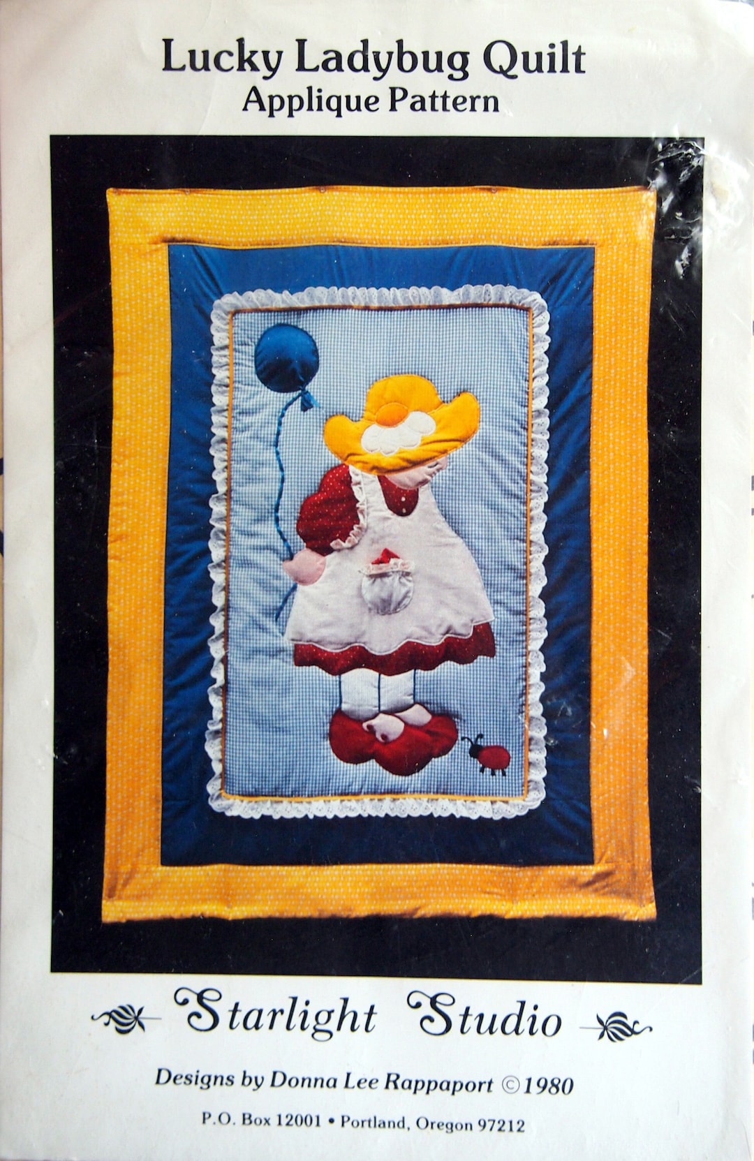 Lucky Ladybug Quilt by Donna Lee Rappaport and Starlight Studio Vintage ...