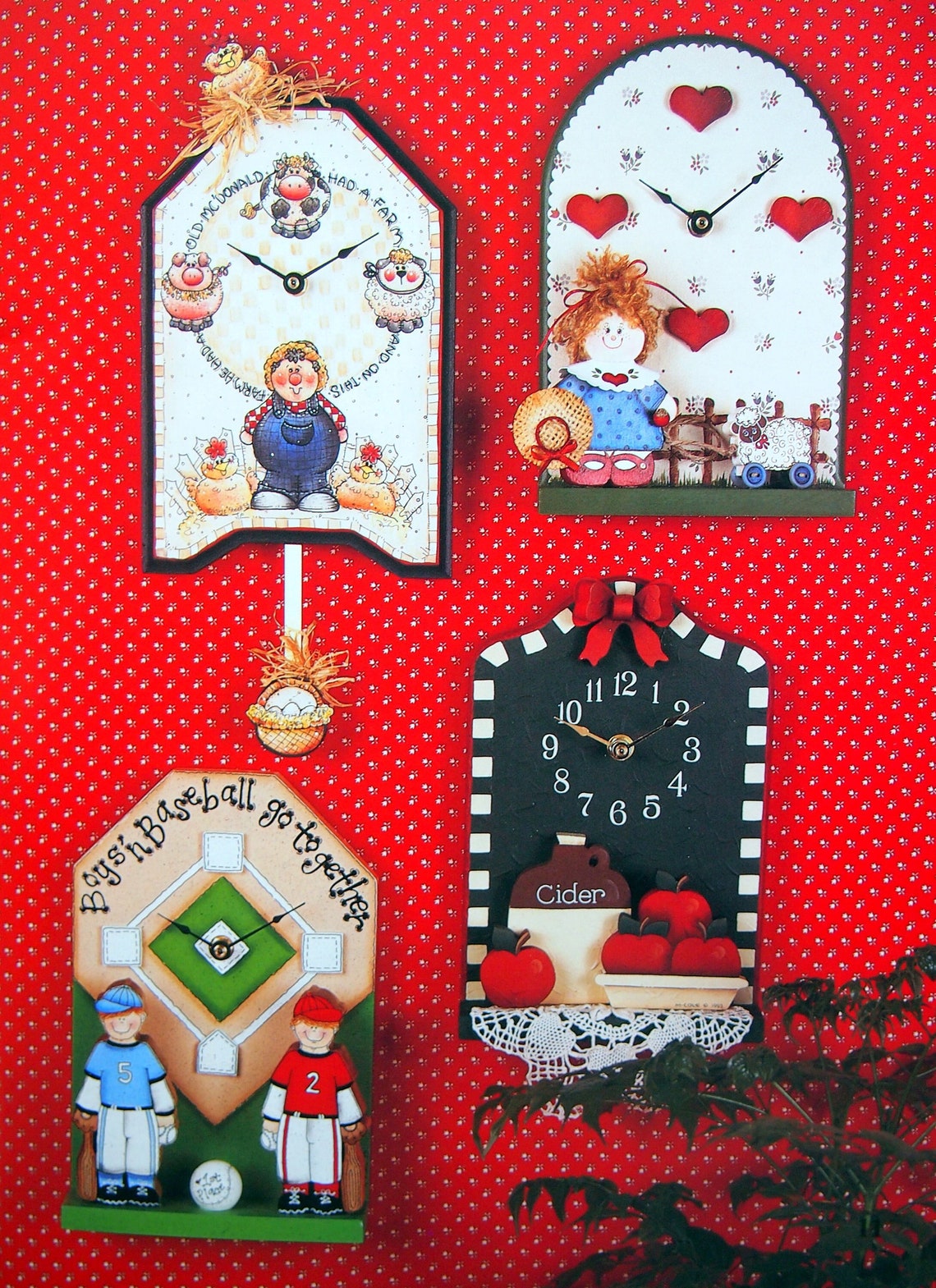 Create O' Clock Vol. II by Provo Craft Combination Artists Vintage Tole ...