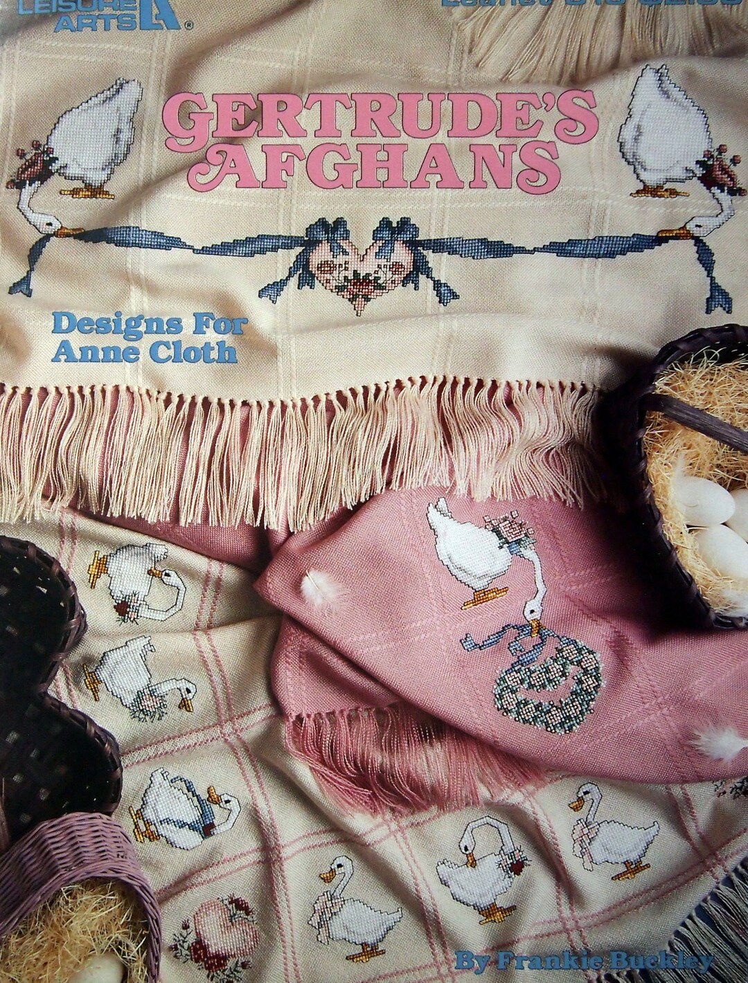 Gertrude's Afghans - Designs for Anne Cloth by Frankie Buckley Vintage ...