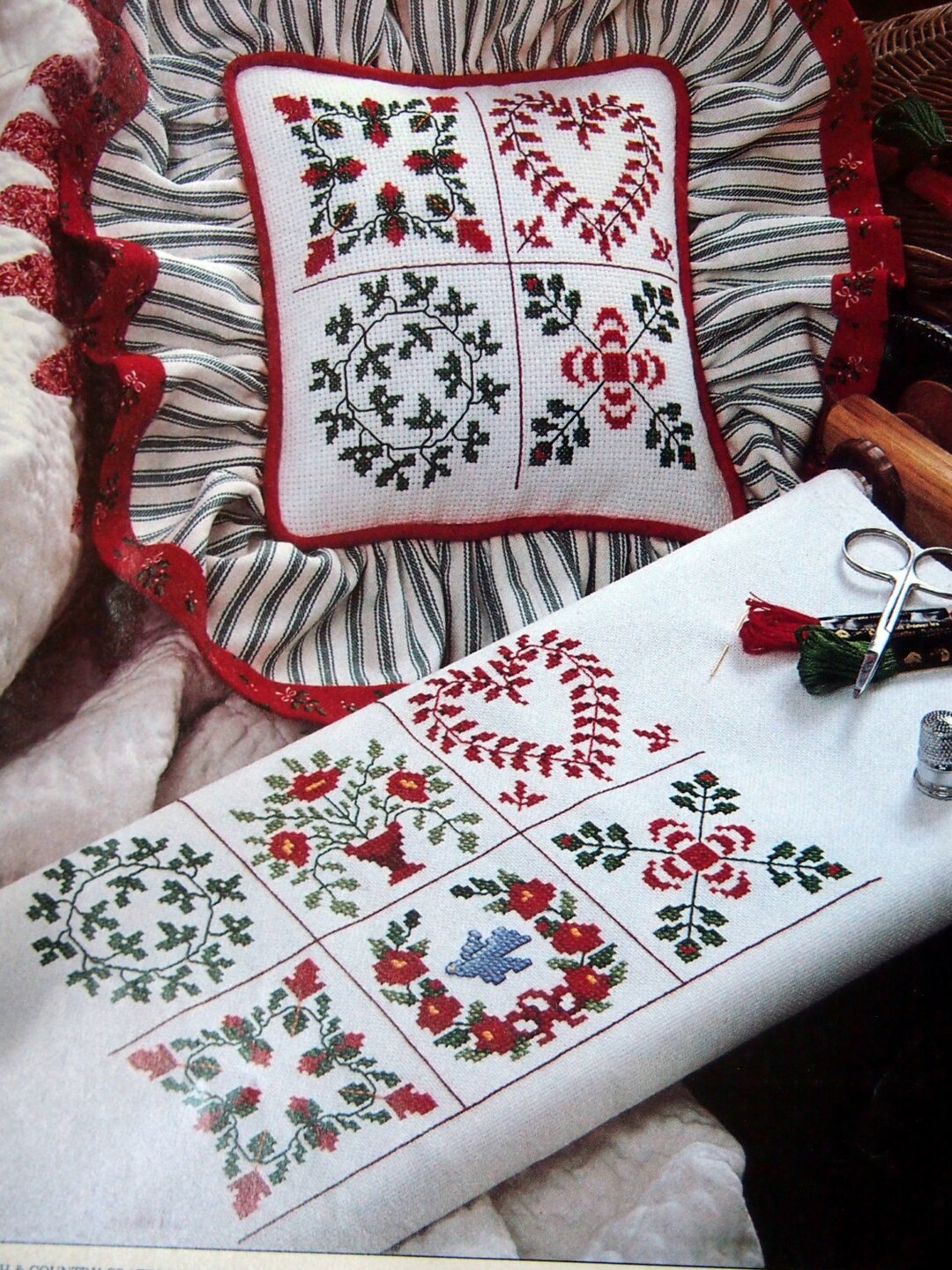 Cross Stitch and Country Crafts Vintage Cross Stitch Pattern Magazine ...