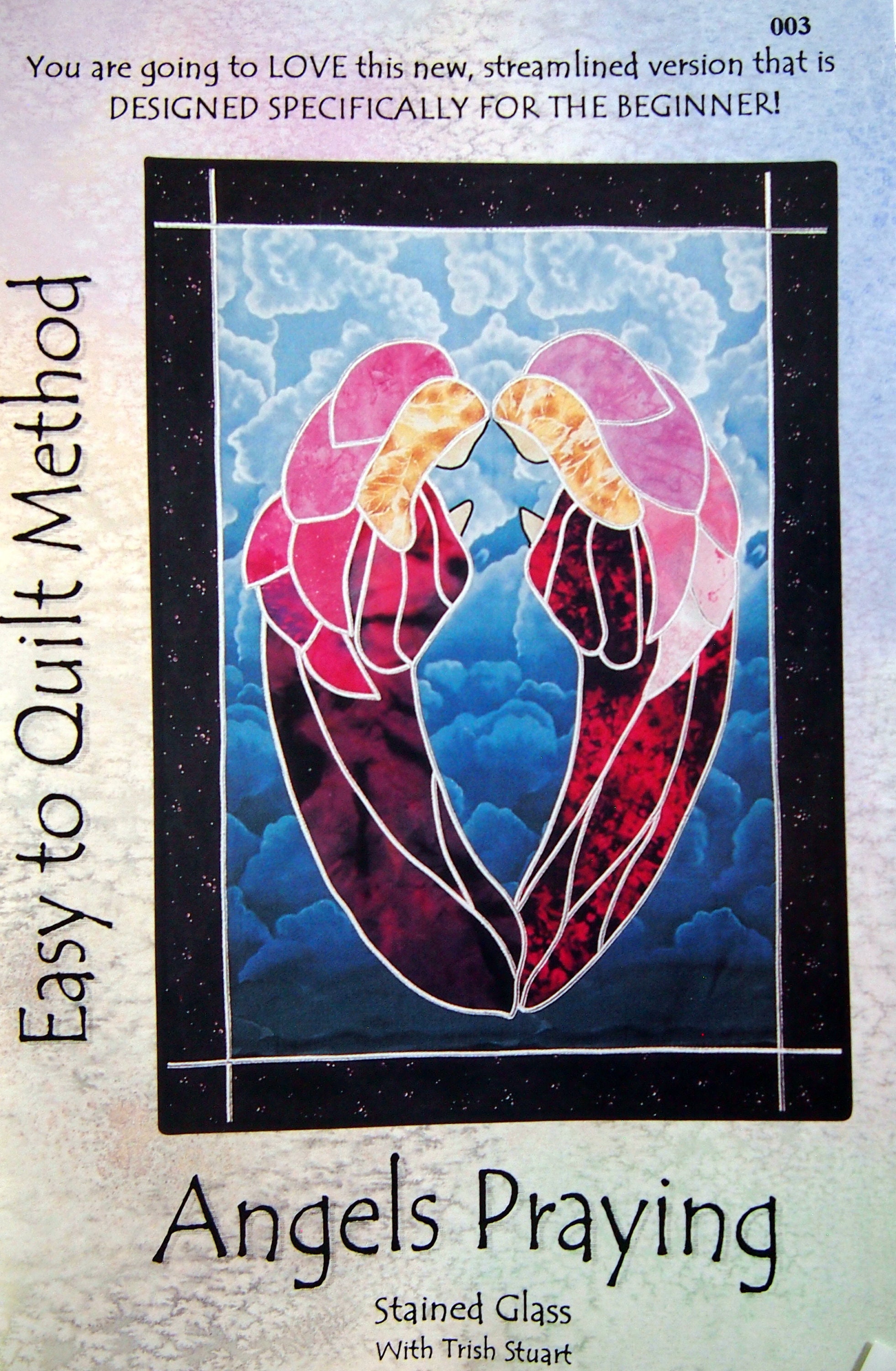 Angels Praying Stained Glass by Trish Stuart and Twisted Threads ...